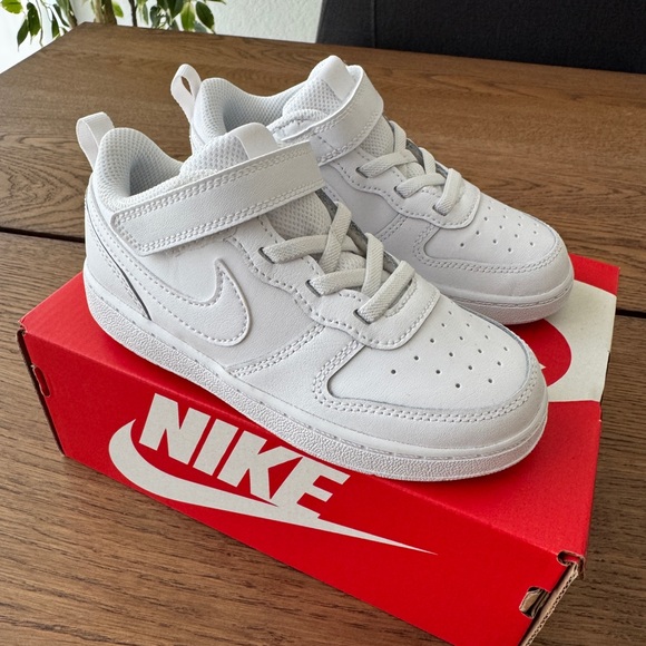 Nike | Shoes | New Nike Court Low Kids White Sneakers | Poshmark